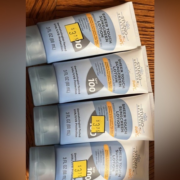 studio selection | Skincare | Four Bottles Of Spf Hundred Sunscreen ...